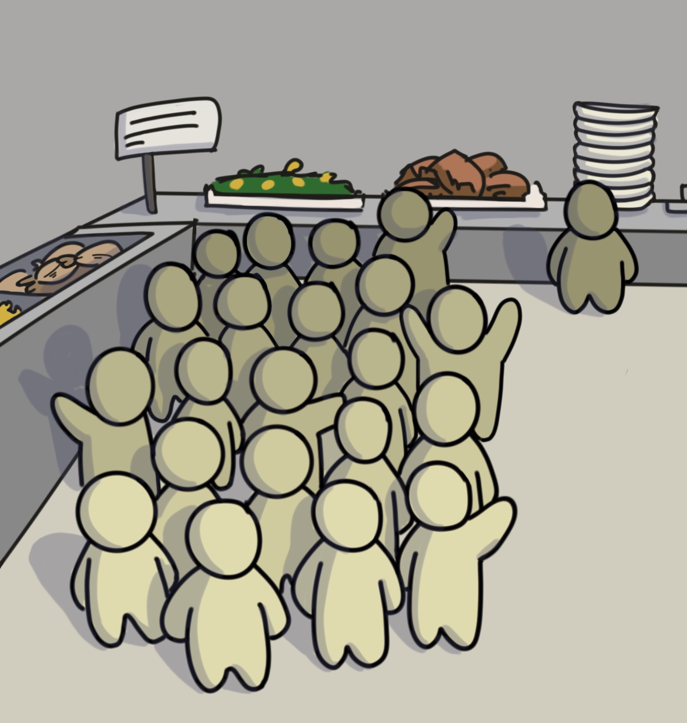 The Lunch Lines May Be Bad. Your Whining is Worse. – TATLER